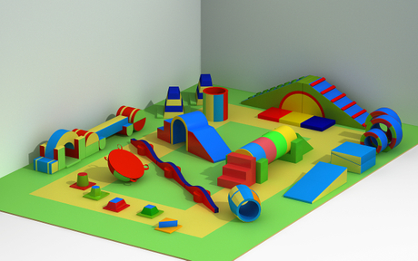 How To Layout An Indoor Educational Play Area for Kindergarten Indoor ...