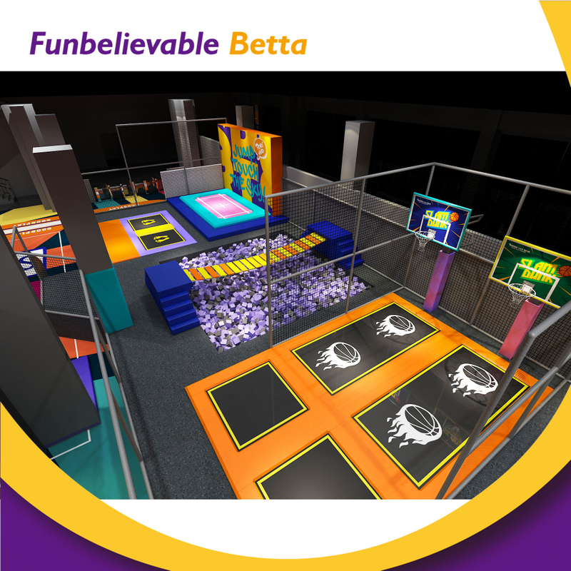 Bettaplay Kids Trampoline Playground Indoor Jumping giant Trampolines ...